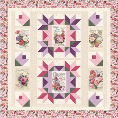 Vintage Florals Quilt Pattern | Tulip Cottage Quilts